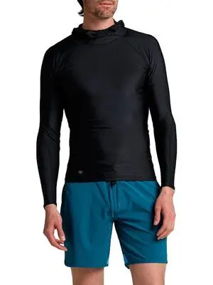 FREE FLY Pinnacle Hooded Rashguard - Black