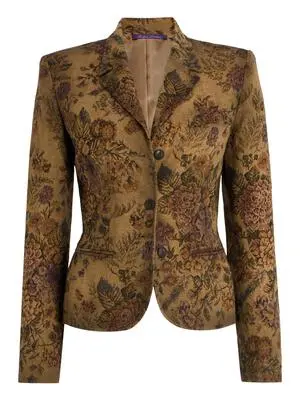 Ralph Lauren Maurice Floral Tapestry Jacket - Taupe