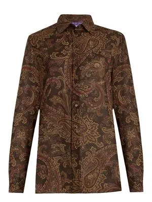 Ralph Lauren Dara Printed Shirt - Brown