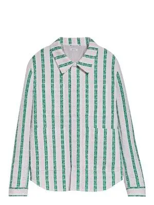 Thom Browne Stripe Utility Shirt Jacket - Light Pink