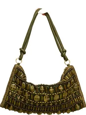 Cult Gaia Hera Mini Shoulder Bag Green