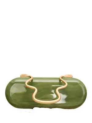 Cult Gaia Ilaria Handheld Clutch - Green