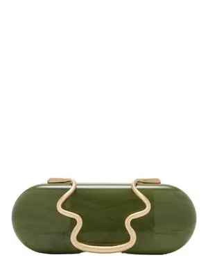 Cult Gaia Ilaria Handheld Clutch - Green