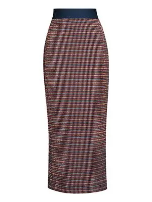 Rachel Comey Checked Pencil Midi Skirt - Multi