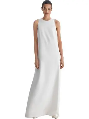 Veronica De Piante Mila Silk Dress - Off White