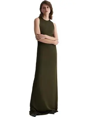 Veronica De Piante Carmen Maxi Dress - Olive