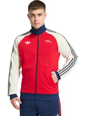Adidas Arsenal Fc Og Track Top - Better Scarlet / Off White