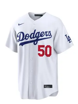 Nike Mookie Betts Los Angeles Dodgers Mlb Stadium Jersey - White