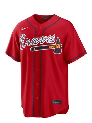 Nike Austin Riley Atlanta Braves Mlb Replica Jersey - Red
