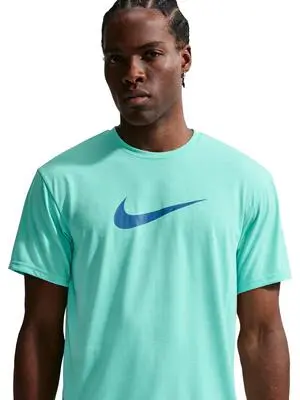 Nike Swim Hydroguard Dri-fit Uv Short Sleeve Top - Green