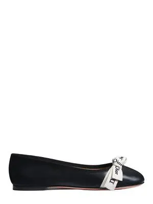 Dior J'adior Ballet Flat - Black Lambskin