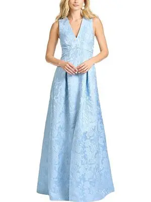 SACHIN AND BABI Brooklynne Gown - Ice Blue
