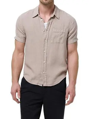 Citizens Of Humanity Short Sleeve Pocket Cairo Shirt - Wheat