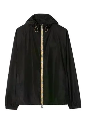 Burberry Relaxed Fit Hooded Jacket - Black