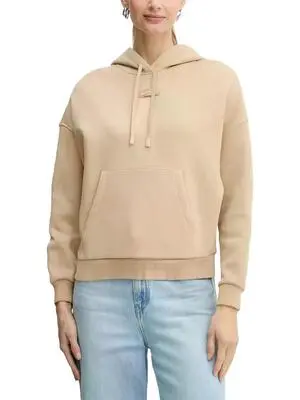 Armani Exchange Logo-patch Hoodie - Neutrals
