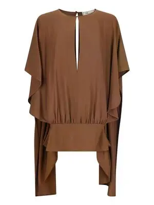 Blumarine Ruffled Blouse - Brown