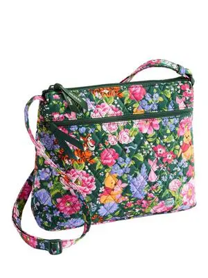 VERA BRADLEY Disney Winnie The Pooh Springtime Zip Hipster Crossbody Bag