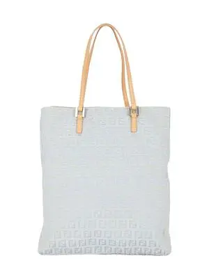 FWRD RENEW Fendi Zucchino Tote Bag - Blue
