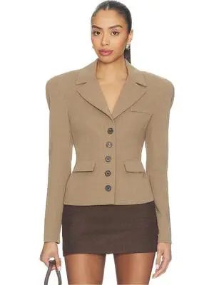 Magda Butrym Tailored Blazer - Beige