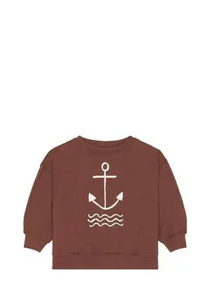 RYLEE + CRU Relaxed Graphic Sweatshirt - Anchor
