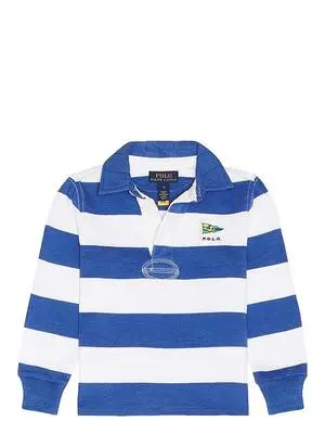 Polo Ralph Lauren Long Sleeve Rugby Striped Pullover - Liberty & White