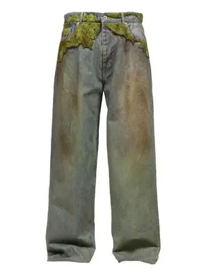 DOUBLET Moss Grown Wood Jeans By - Blue