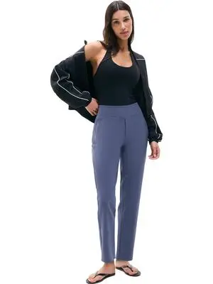 Athleta High-Rise Straight Leg Pant Celestial