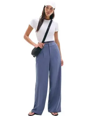 Athleta High-rise Wide-leg Trousers - Celestial