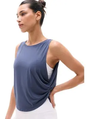 Athleta Twist Back Tank - Celestial