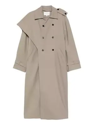 VIKTORIA CHAN Larissa Oversized Wool Coat - Grey