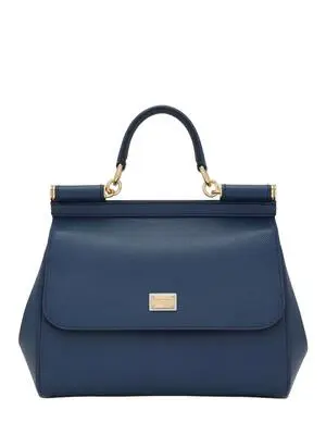 Dolce & Gabbana Large Sicily Handbag - Blue