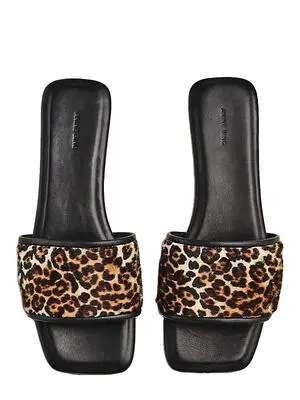ANINE BING Ria Slide Sandals - Leopard