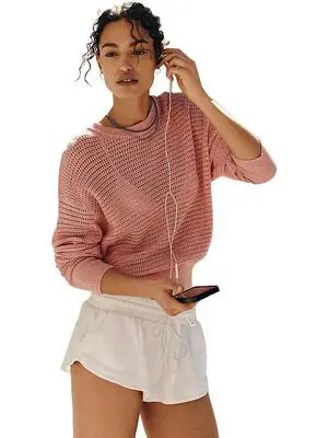 Varley Kershaw Cotton Sweatshirt - Brandy Rose