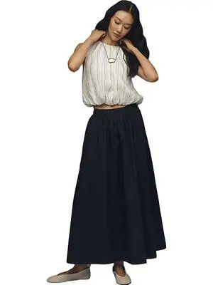 Maeve Jacie Maxi Skirt - Black