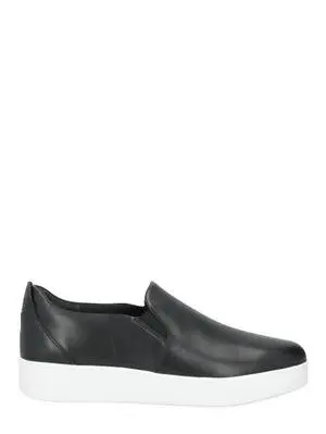 Fitflop Leather Slip-on Sneakers - Black