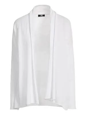 Alpha Studio Sea Island Cotton Cardigan - White