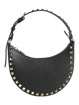 Valentino Garavani Leather Hobo Bag - Black