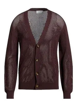LANEUS Crochet-knit Cardigan - Brown