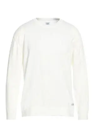 C.P. COMPANY Cotton Sweater - White