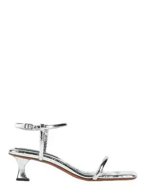 Proenza Schouler Leather Sandals - Silver