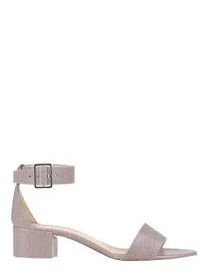 Agl Leather Sandals - Grey