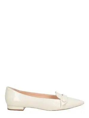 Agl Loafers Cream Leather - White