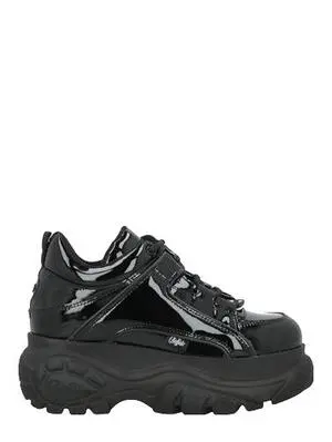 BUFFALO Chunky Calfskin Sneakers - Black