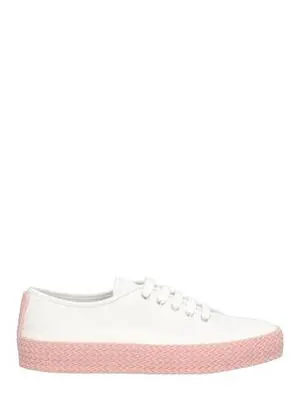 FERRAGAMO Low-top Leather Sneakers - Off White