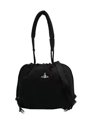 VIVIENNE WESTWOOD Hilary Orb-detail Bucket Bag - Black