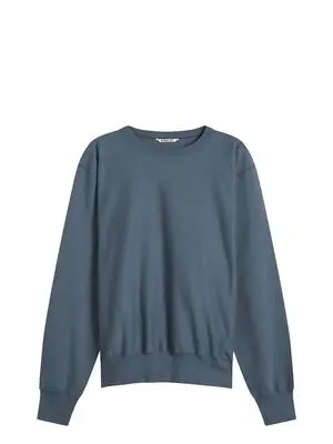 Auralee High Gauge Sweatshirt - Dusty Blue