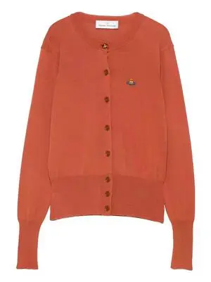 VIVIENNE WESTWOOD Button-fastening Cardigan - Orange