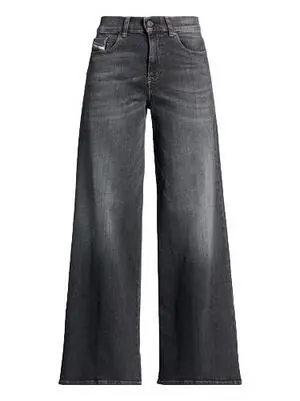 DIESEL Wide-leg Denim Jeans - Black