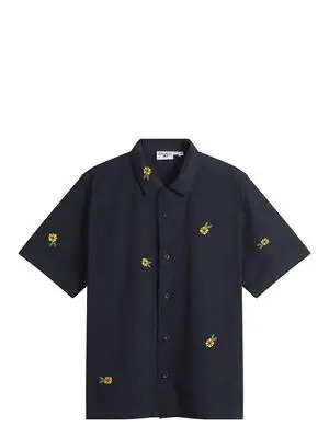 SERVICE WORKS Cross Stitch Shirt - Dark Navy