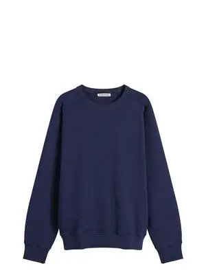 You Must Create Textured Almost Grown Sweatshirt Navy
